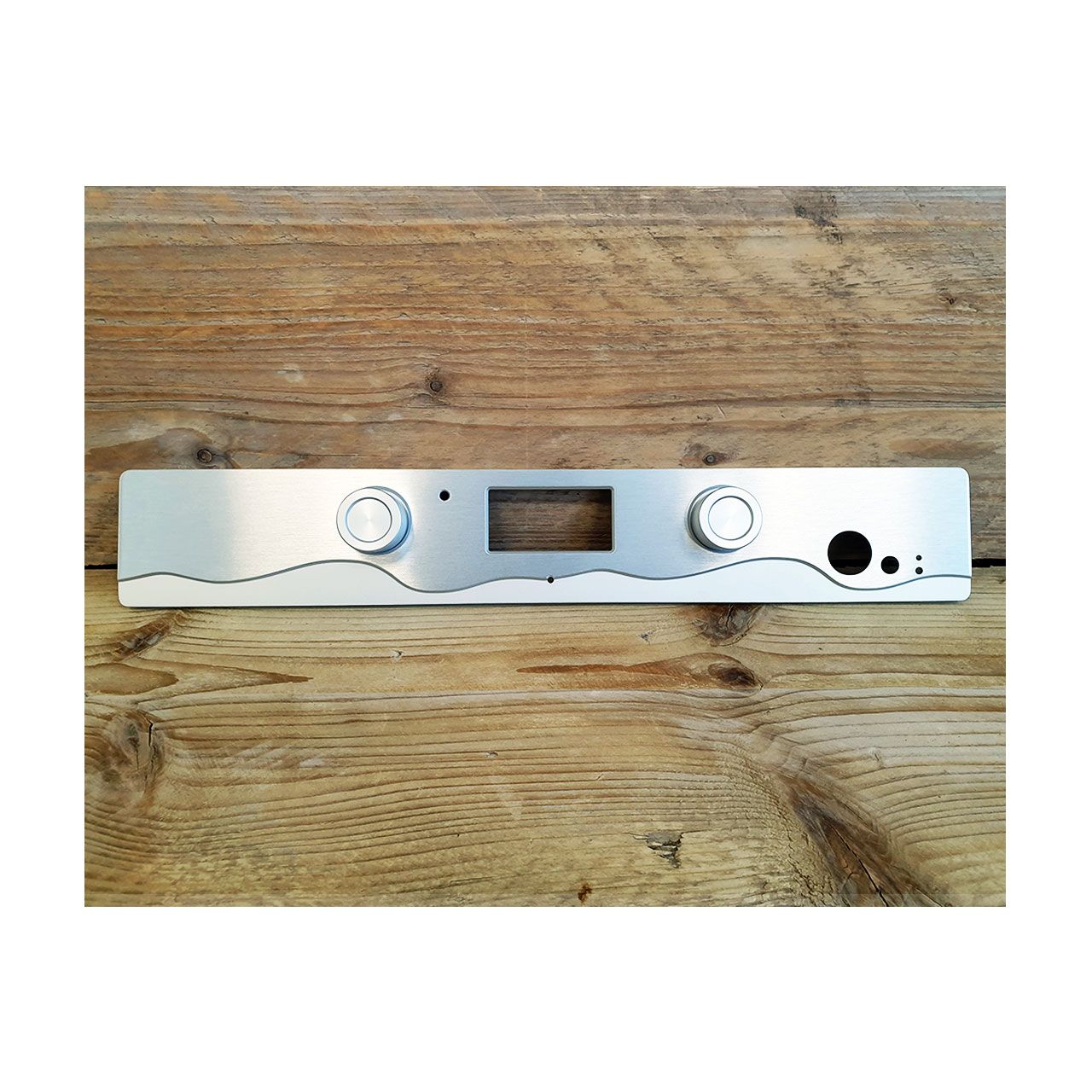 Faceplate - PreAmp Silver (including knobs)